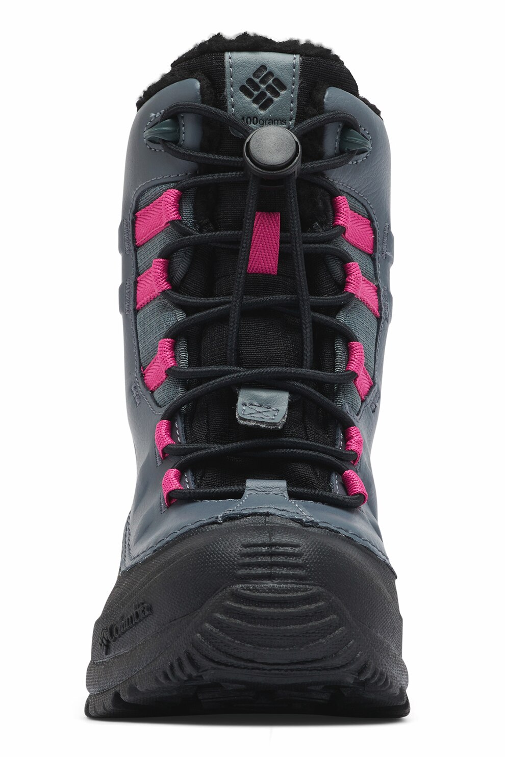 Columbia, Ghete cu sireturi Bugaboot Celsius, Gri carbune, Negru, 32 EU ...