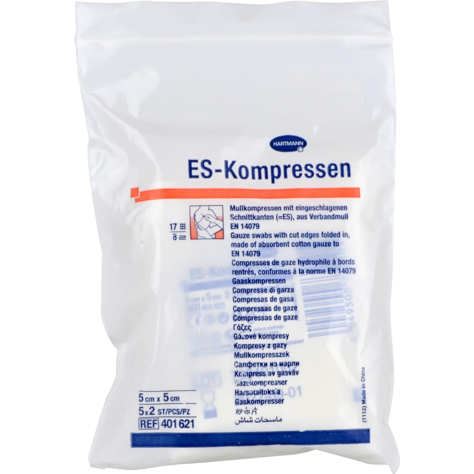 Comprese sterile ES-Kompressen 5 x 5cm, 5 bucati, Hartmann - eMAG.ro