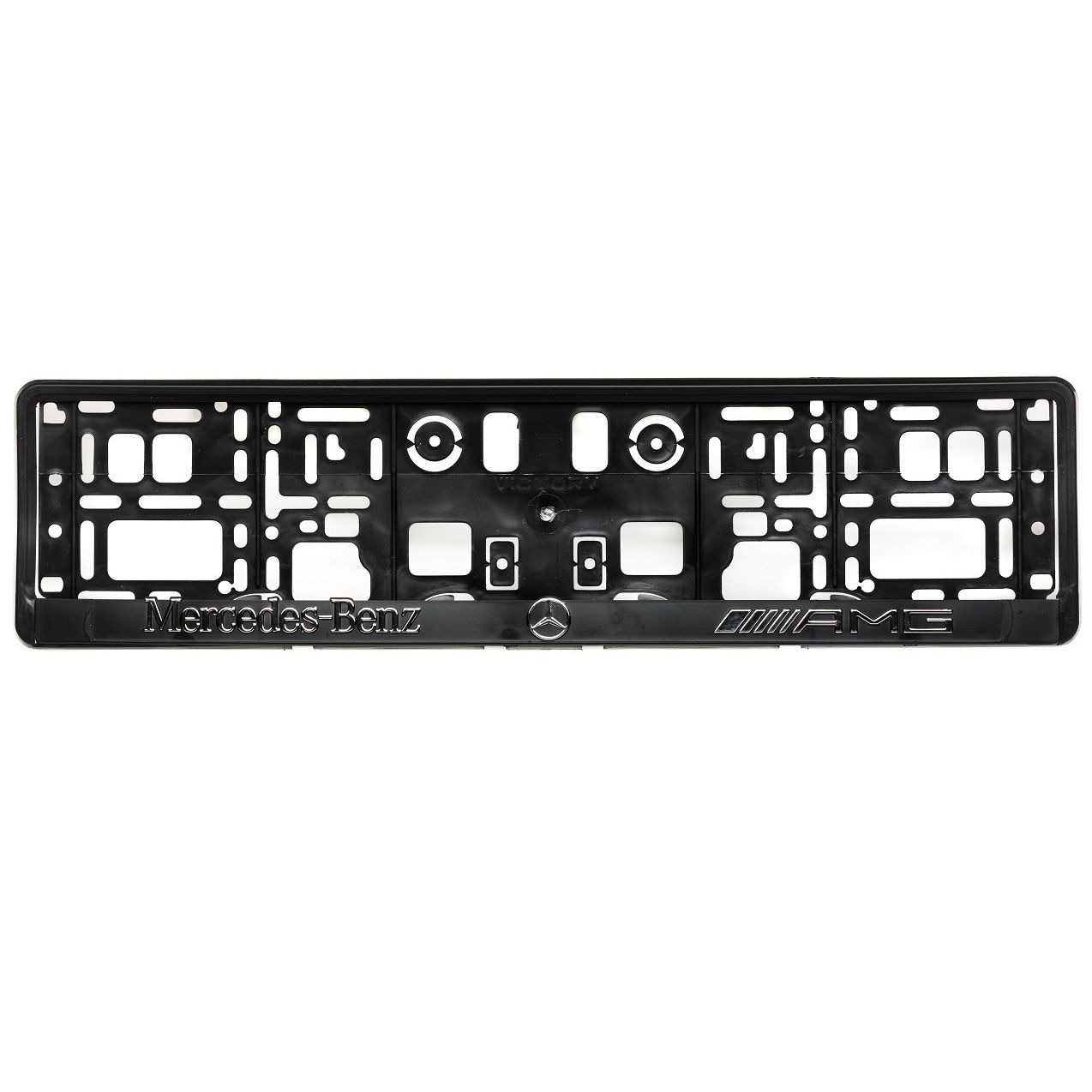 Set suport placute numar inmatriculare auto 3D (fata + spate) Mercedes ...