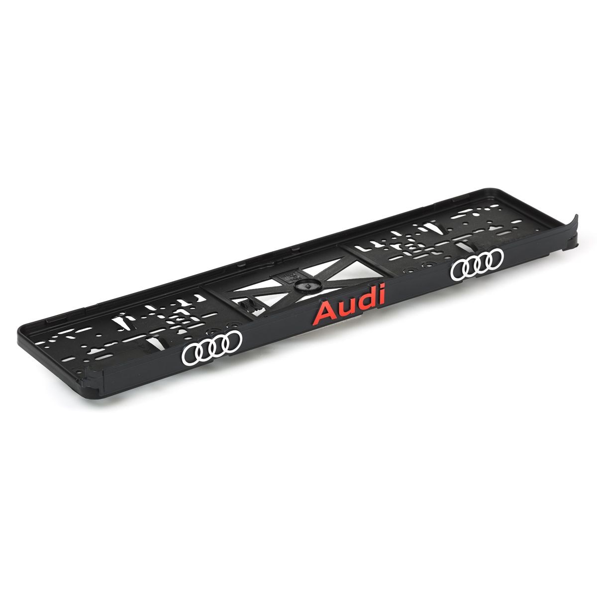 Set suport placute numar inmatriculare auto 3D (fata + spate) Audi ...
