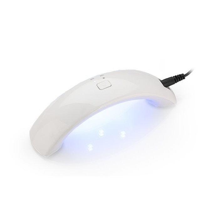Mini Lampa UV pentru unghii, Alb - eMAG.ro