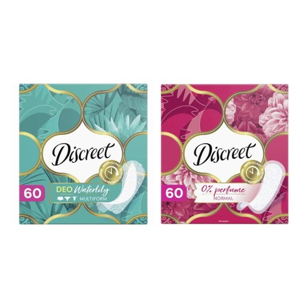Pachet Absorbante zilnice Discreet Deo Waterlily, 60 buc + Absorbante ...