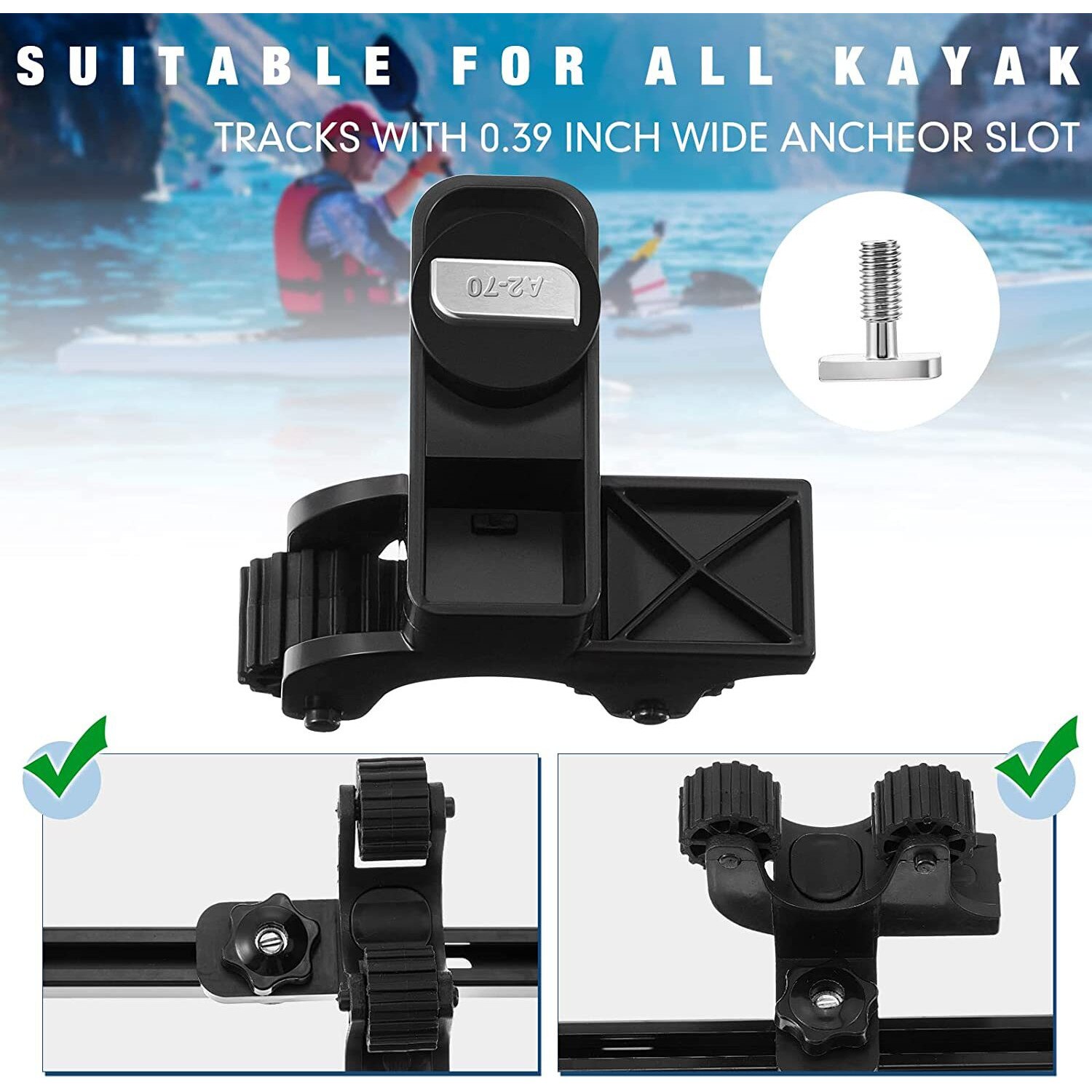 Set de 2 pedale caiac, Llwl, Plastic, 3 x 4 inch, Negru - eMAG.ro