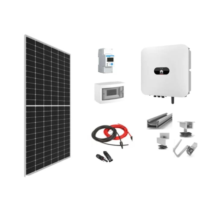 Sistem Fotovoltaic Trifazat On-Grid, 5 kW, 12 x Panou solar 450 W, 1 x ...