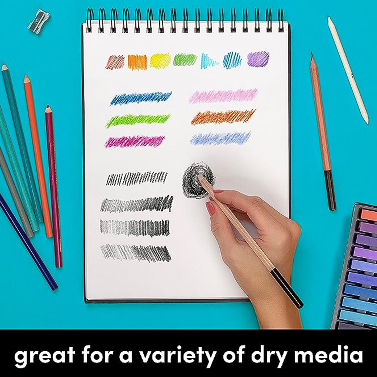 Bloc schite, zggzerg, Top Legare cu spirala, Hartie fina, Plumb usor de ...