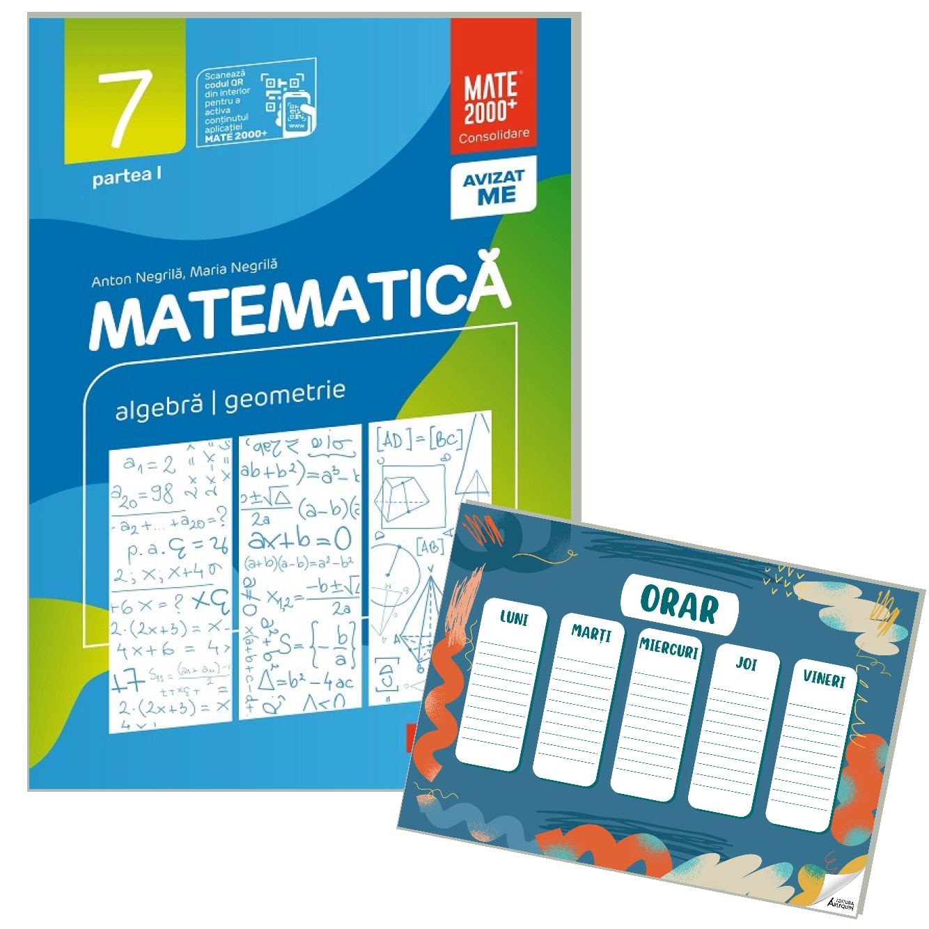 Matematica. Algebra, geometrie. Clasa a 7-a. 2024 Consolidare. Partea 1 ...