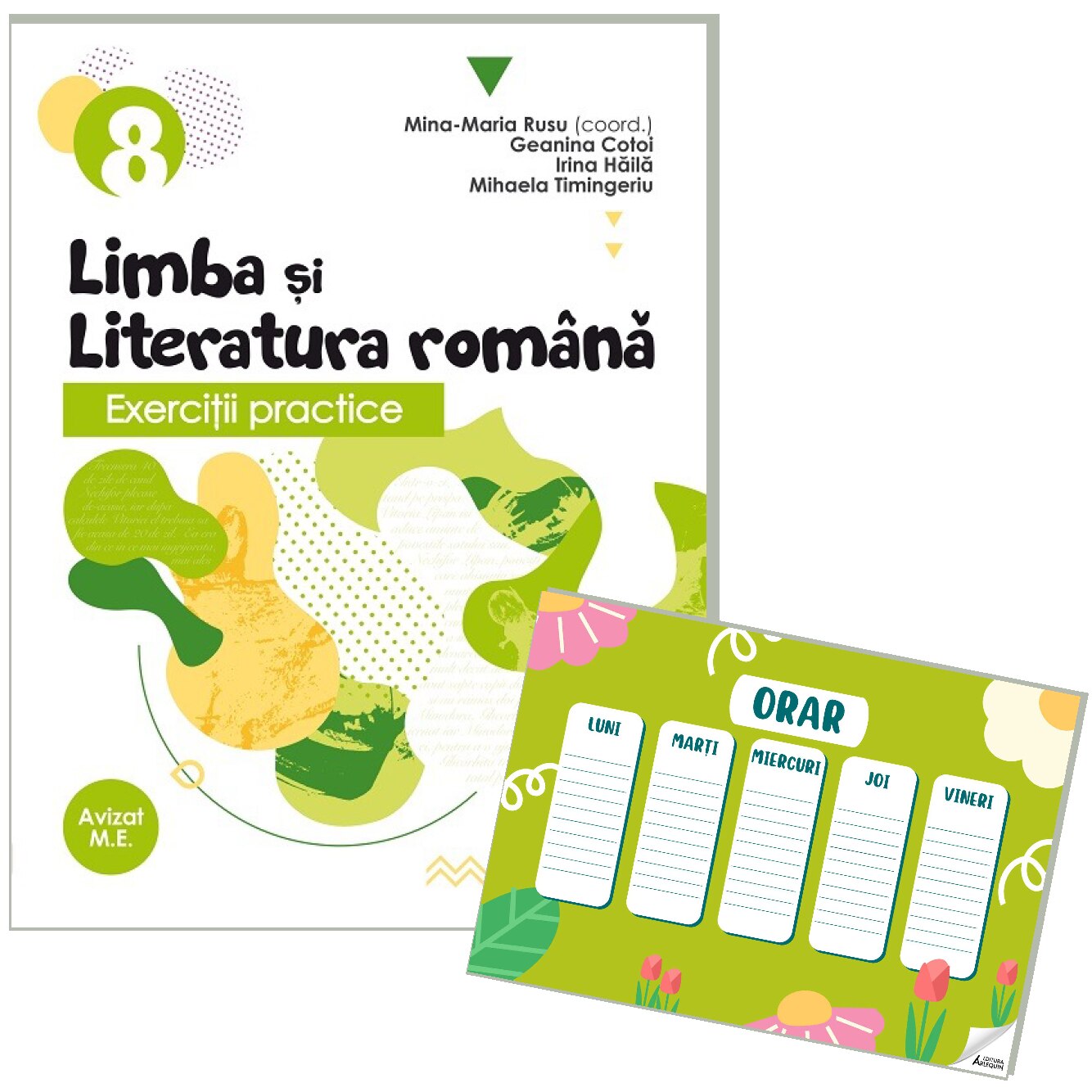 Exercitii practice de limba si literatura romana. Caiet de lucru. Clasa a 8-a - Geanina Cotoi ...