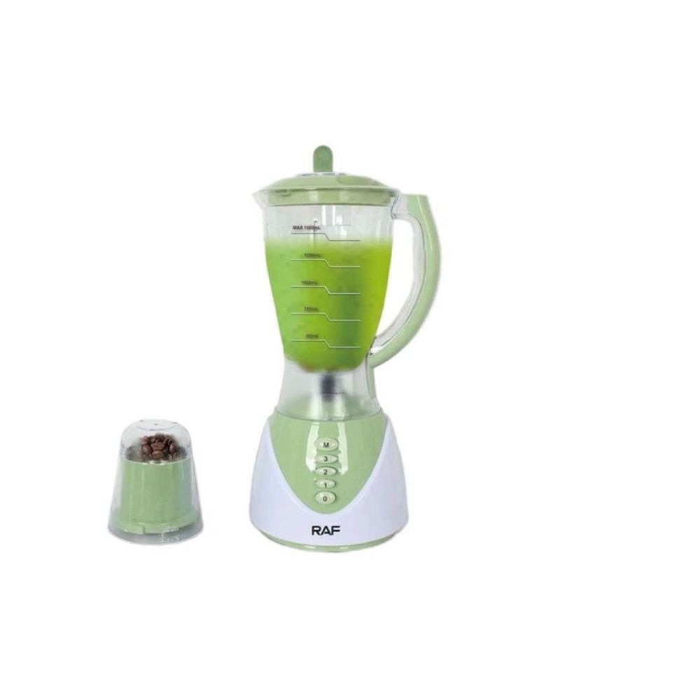Blender universal cu rasnita de cafea, 4 lame, 1.5 L, culoare alb cu ...