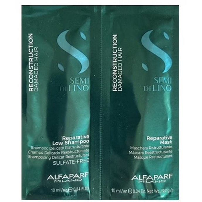Set tratament pentru par, Sampon + masca, Alfaparf, 2x10ml - eMAG.ro