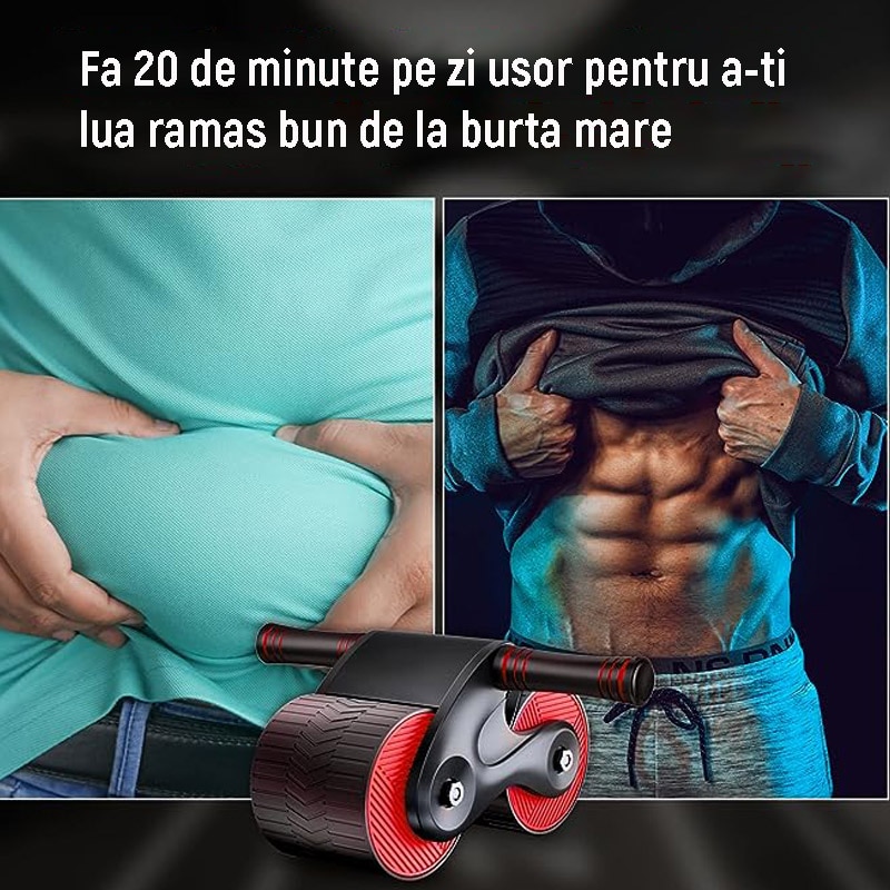Roata pentru abdomene, Cu suport pentru genunchi, Largiti rotile ...