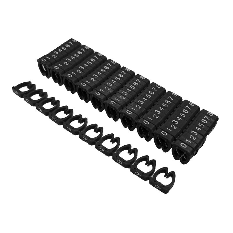 Marcatori de cablu 0-9 pentru cabluri cu diametrul de 6-7mm, Alantec ...