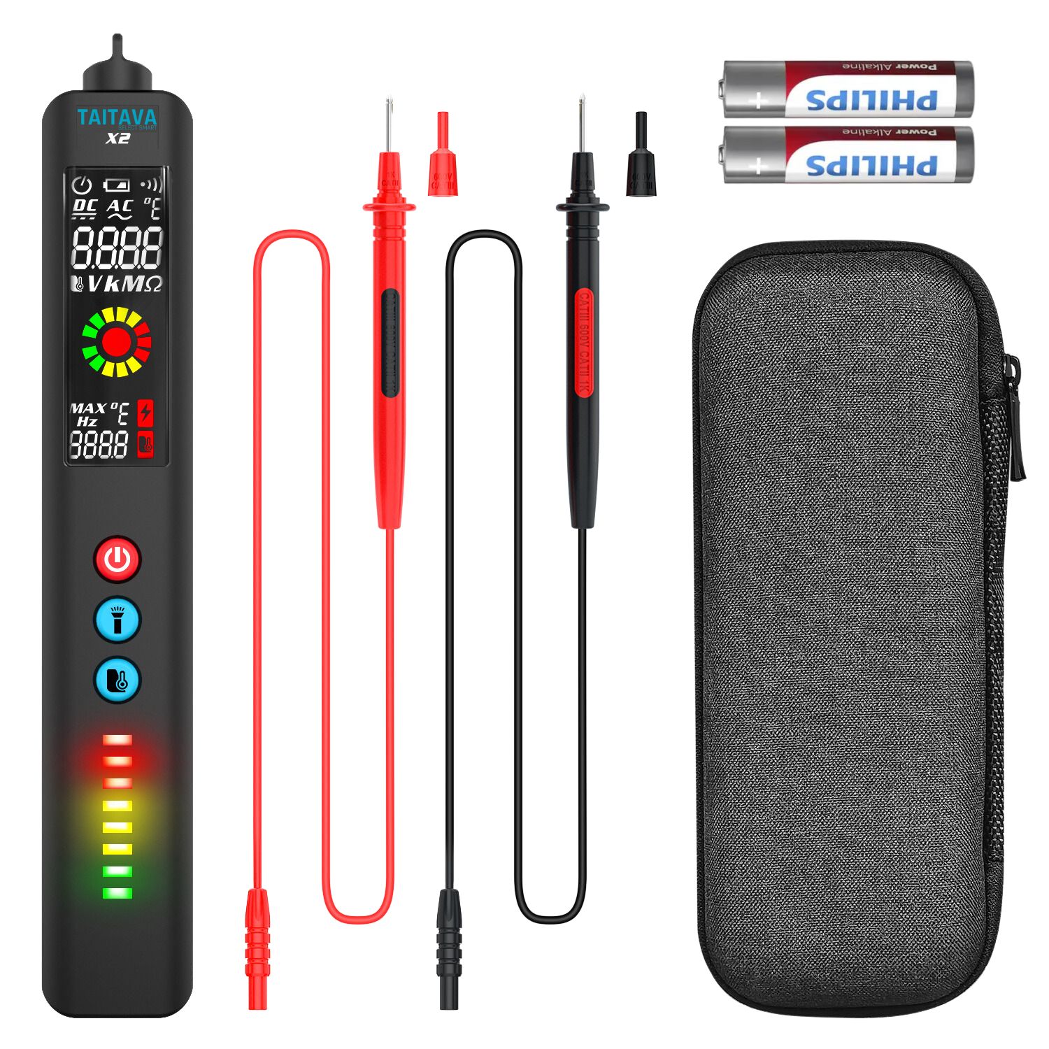 Multimetru digital inteligent TAITAVA By Bside, Ecran LCD color ...