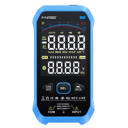 Multimetru digital FNIRSI S1, pentru masurarea tensiunii, intensitatii ...