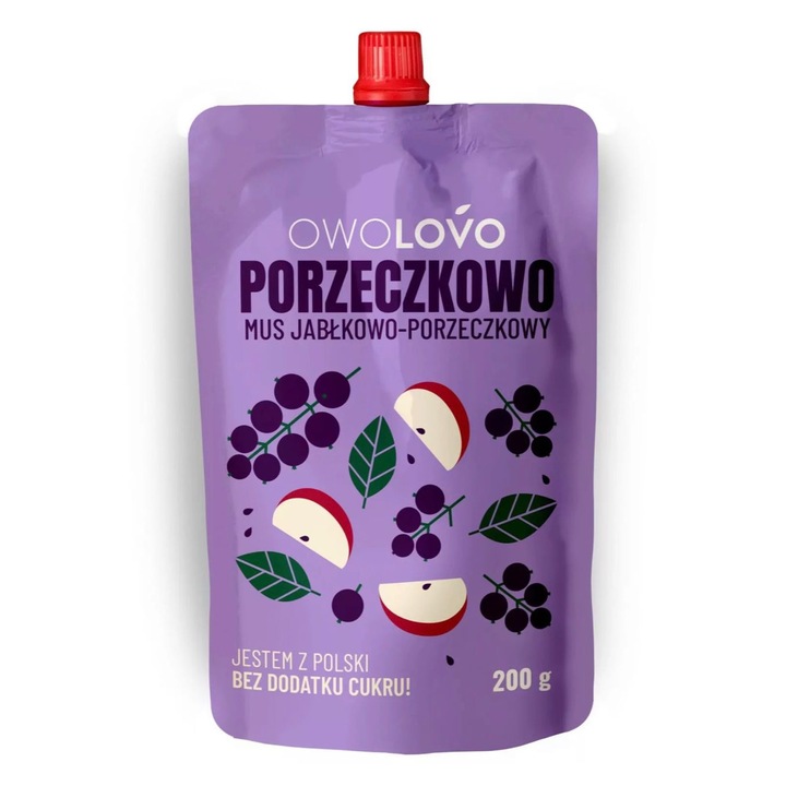 Piure de mere si coacaze negre 200g, 16 buc - eMAG.ro