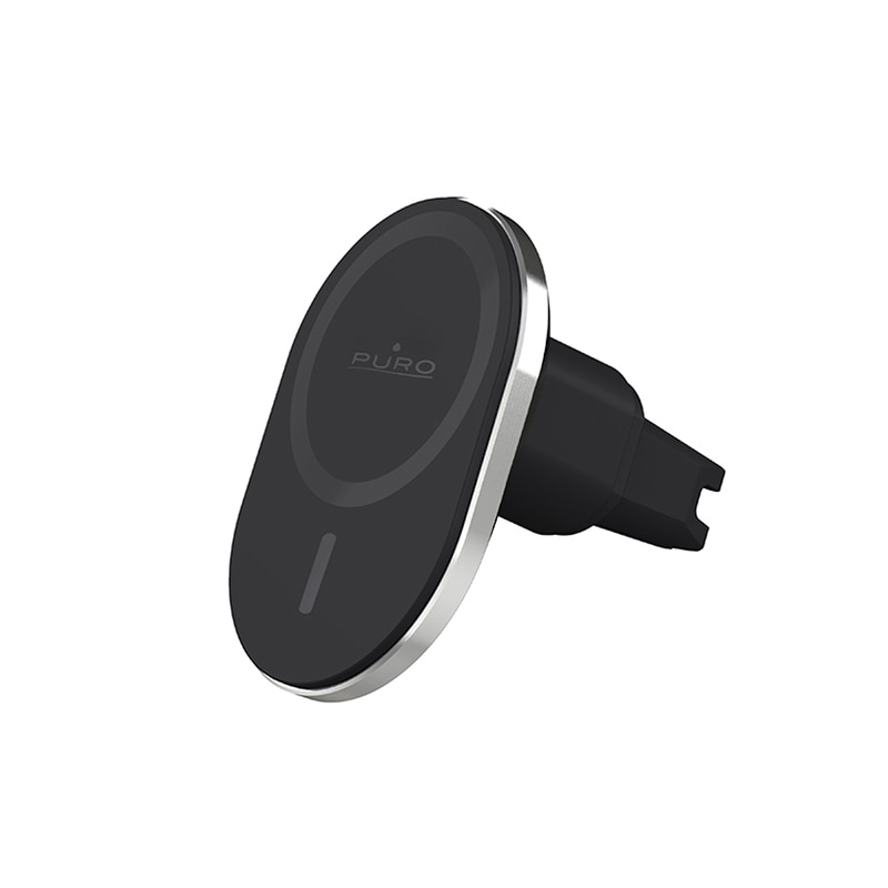 Suport auto, PURO, MagSafe cu incarcare fara fir, Negru - eMAG.ro