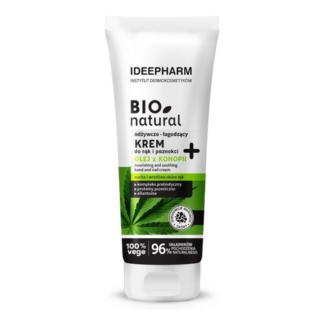 Crema hranitoare si calmanta, Bio Natural, pentru maini si unghii, 100 ...