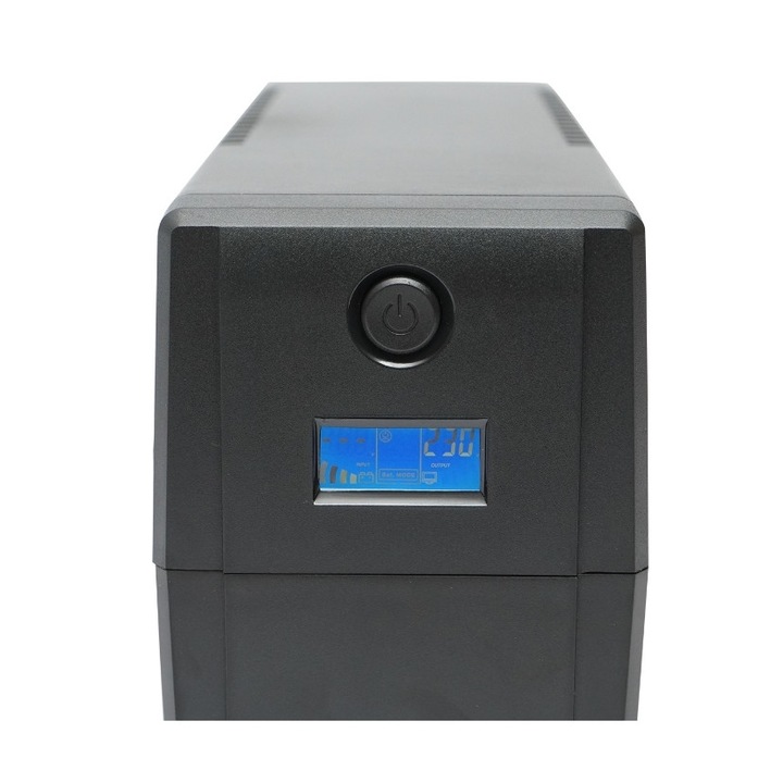 UPS 600VA/360W cu baterie 7Ah si 2 prize shuko, Lcd, Usb, Avr - eMAG.ro