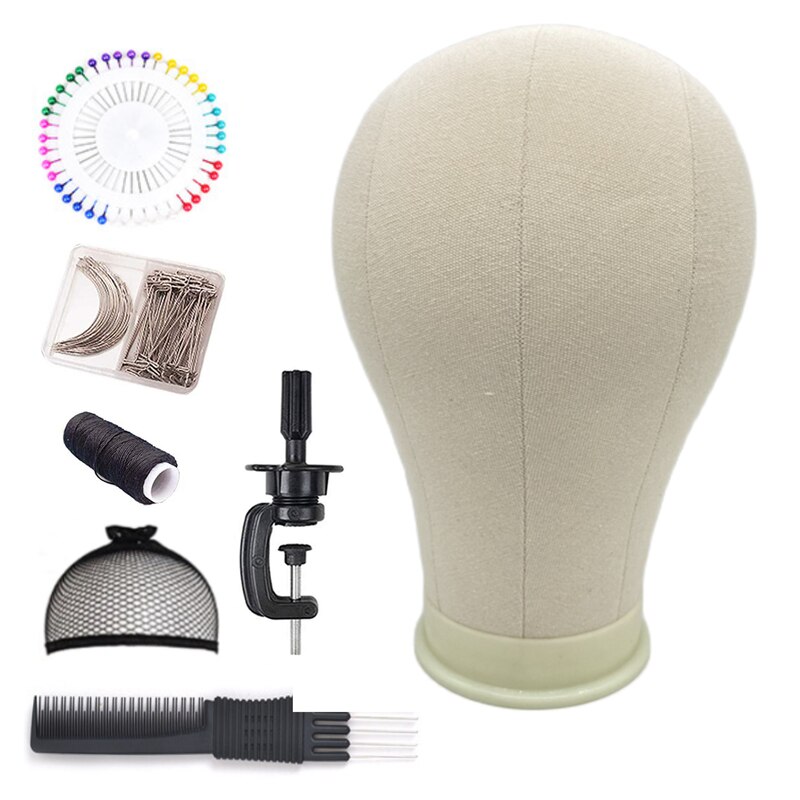 Комплект глава за манекени, WALALLA, Canvas, 22 инча, Многоцветен - eMAG.bg