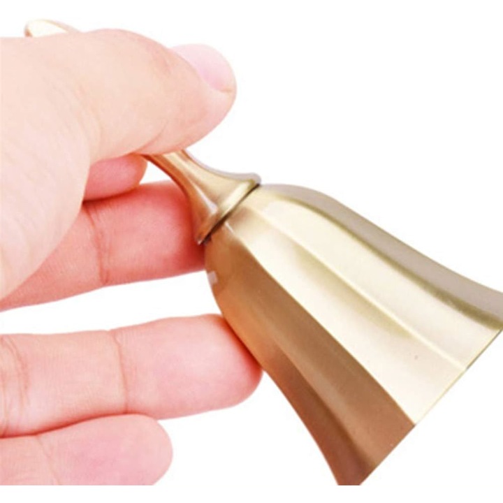 Clopot de mana, Sunmostar, Alama, Auriu - eMAG.ro