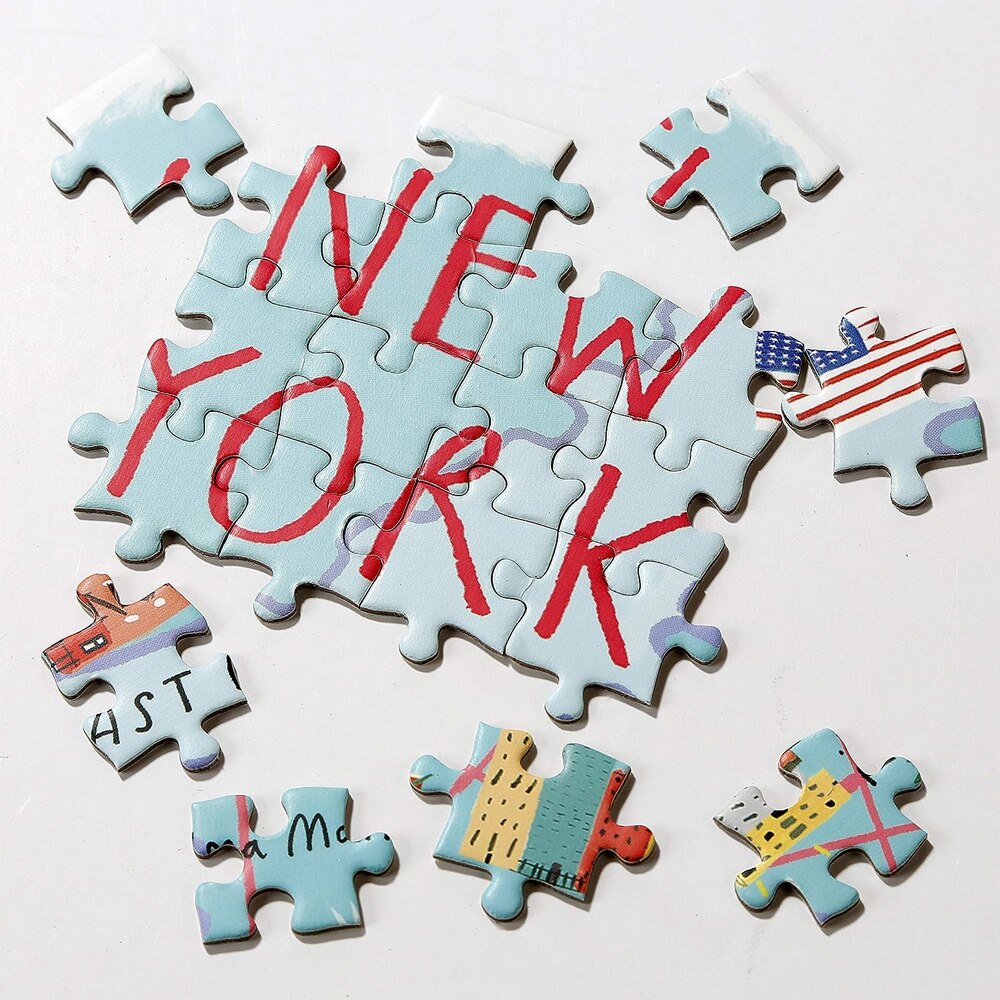Talking Tables City Map Puzzle New York 5106152 1-90, City Map New York ...