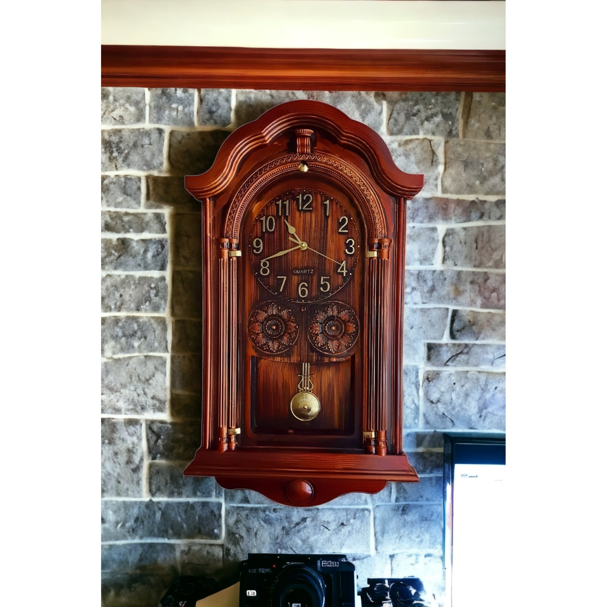 Ceas perete vintage cu pendul - eMAG.ro