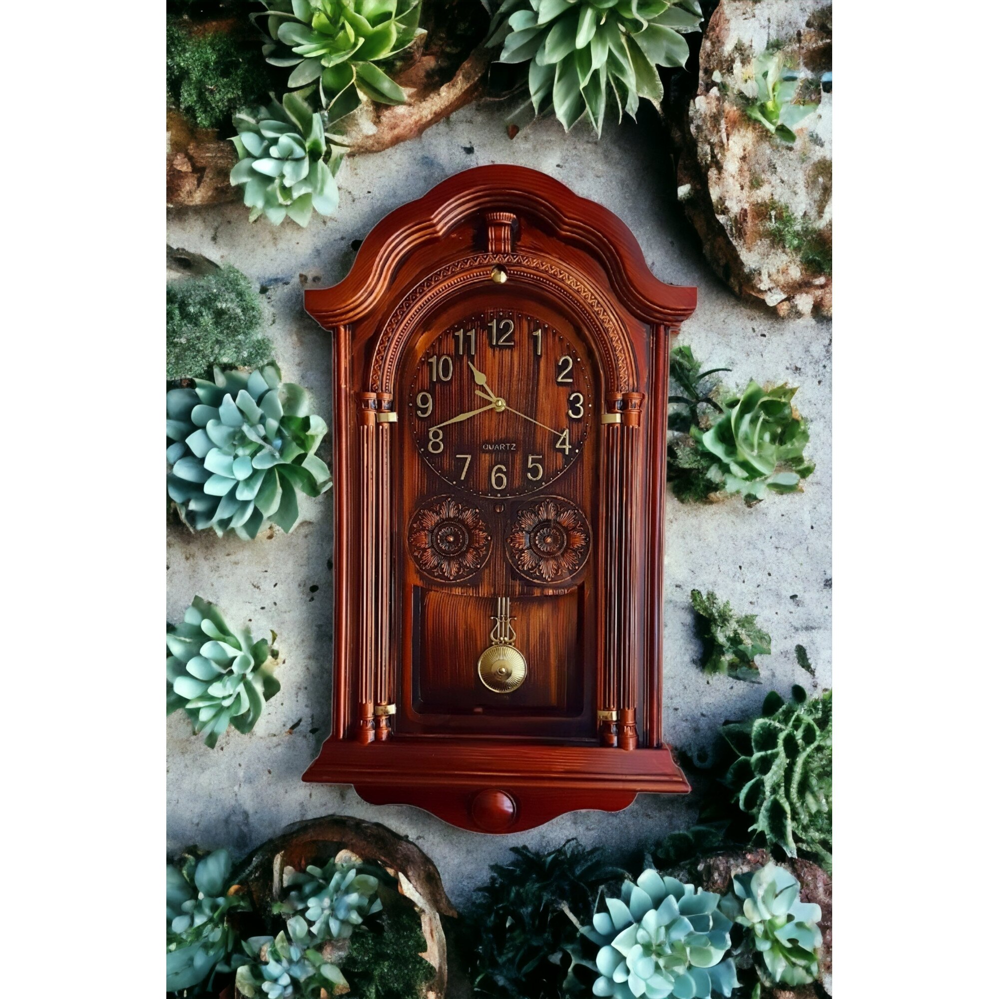 Ceas perete vintage cu pendul - eMAG.ro