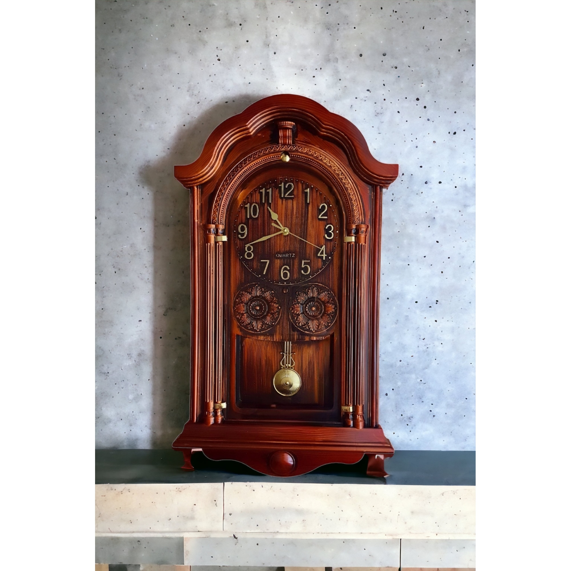 Ceas perete vintage cu pendul - eMAG.ro