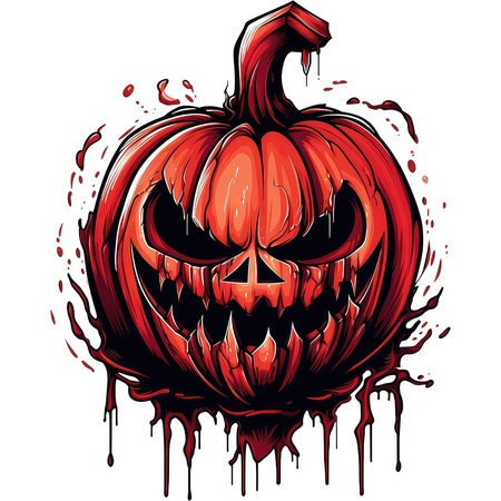 Декоративен стикер, Хелоуин, Тиква, Червен, 75 см, 8588ST-2 - eMAG.bg