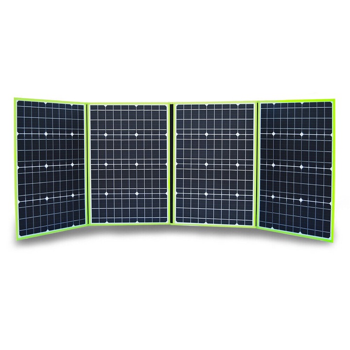Panou solar, 80W, 12V, siliciu monocristalin, pliabil, fotovoltaic ...
