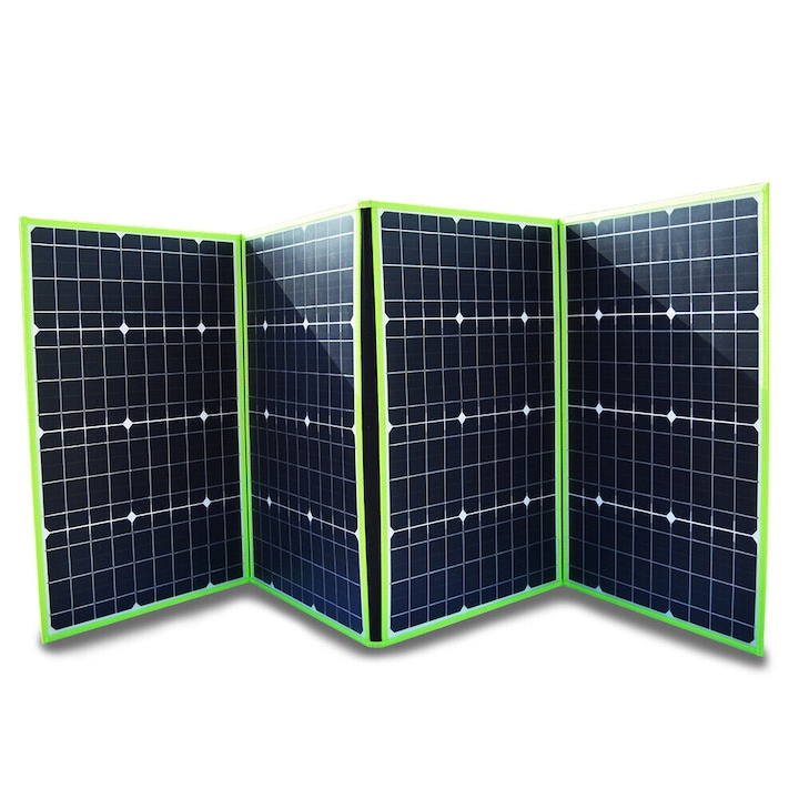 Panou solar, 80W, 12V, siliciu monocristalin, pliabil, fotovoltaic ...