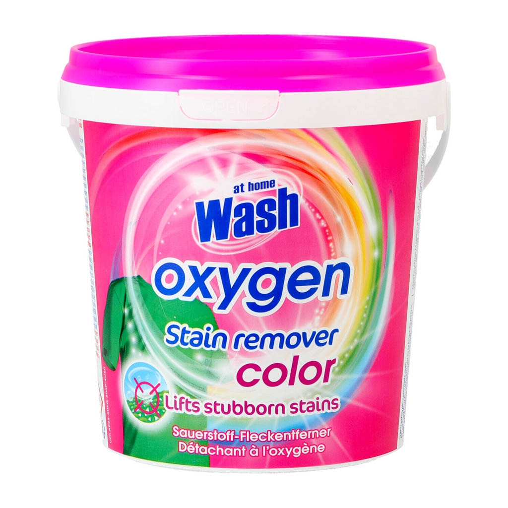 Pudra pentru pete At Home Wash Oxygen Powder Color 1kg - eMAG.ro