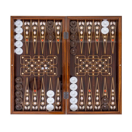 Joc de table din lemn lacuit, Premium Relief, 50x50cm / ZTS 5512-5 ...