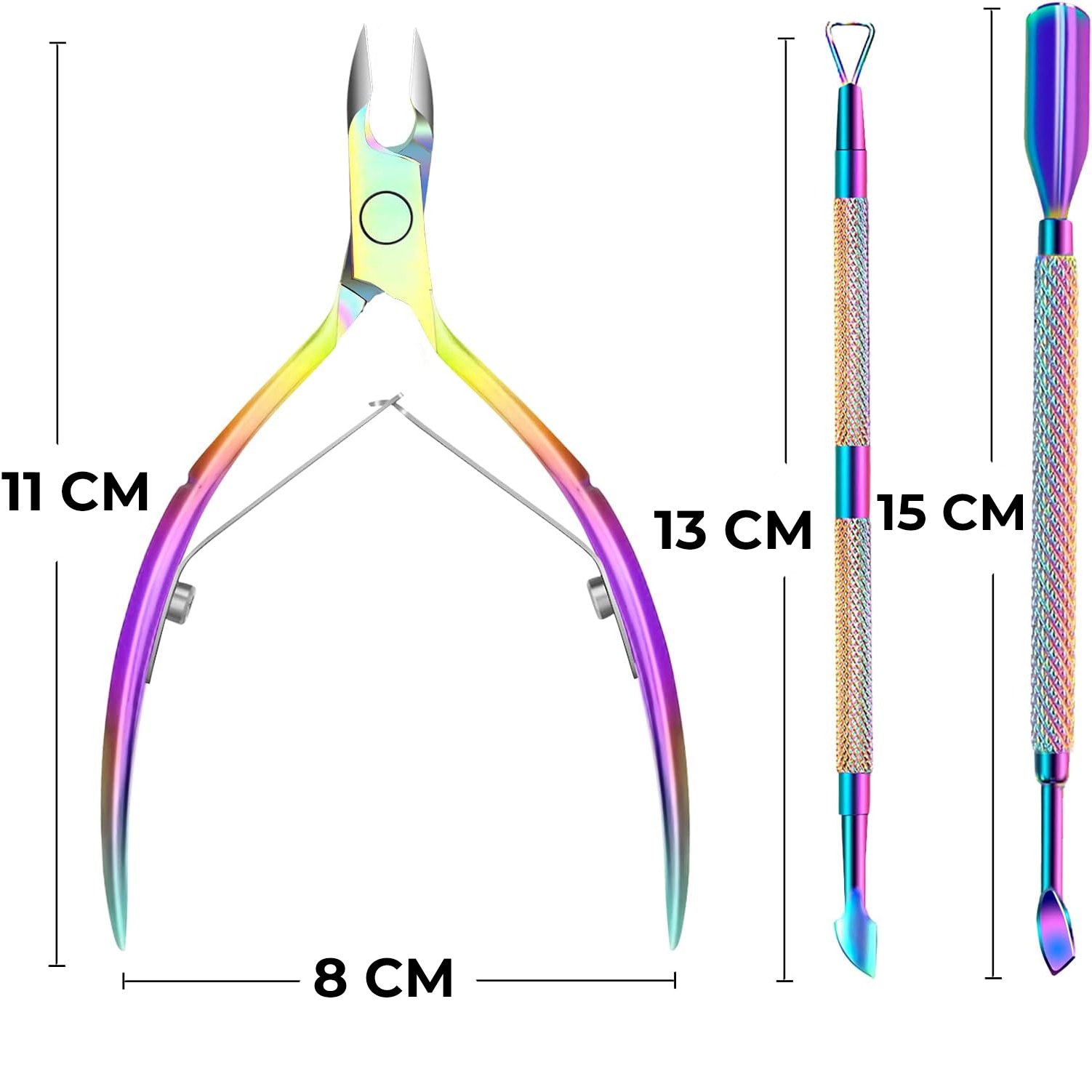 Ustensile manichiura si pedichiura pentru indepartarea profesionala a cuticulelor, cu un cleste ...