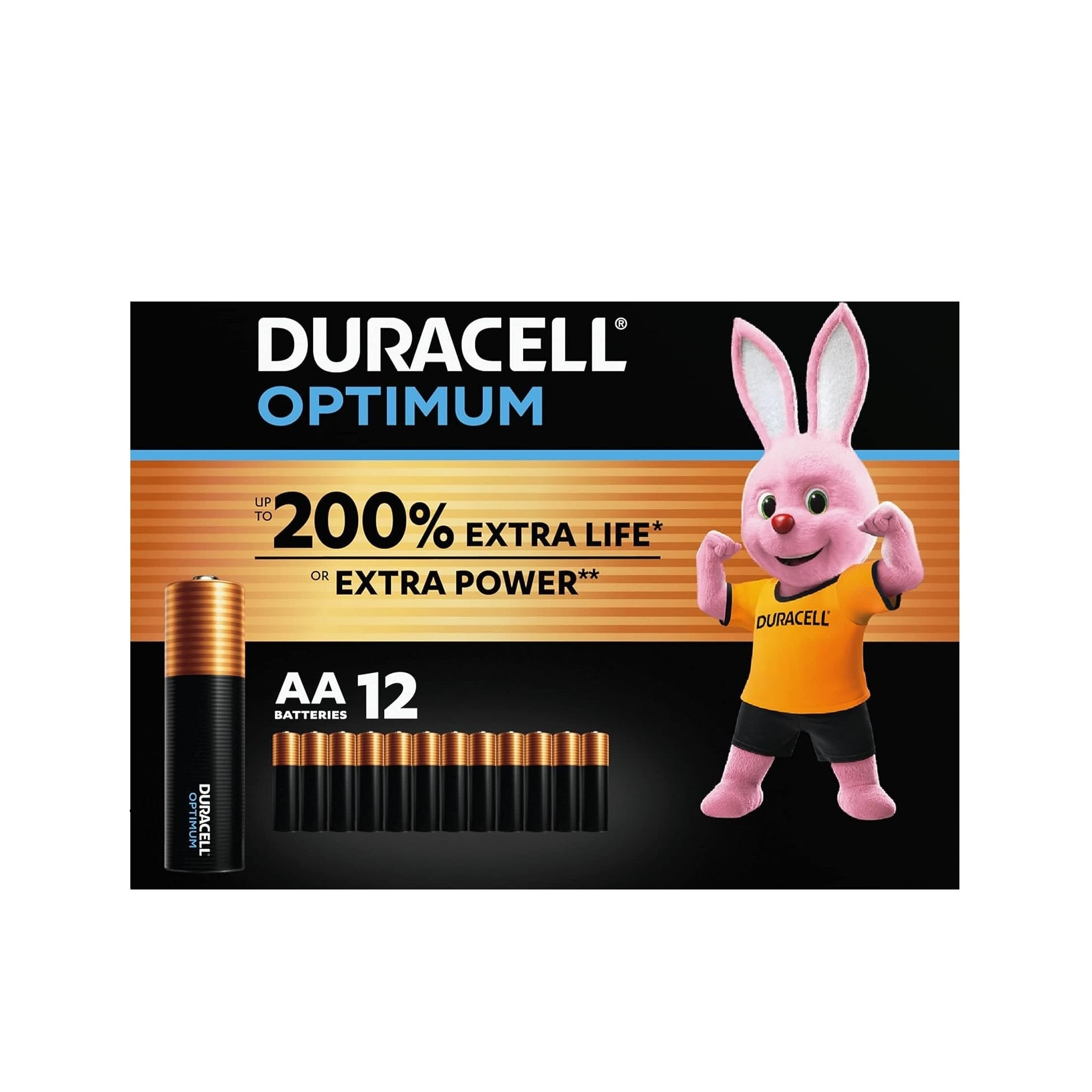 Set baterii R6 AA Duracell Optimum 1.5V, 12 buc - eMAG.ro