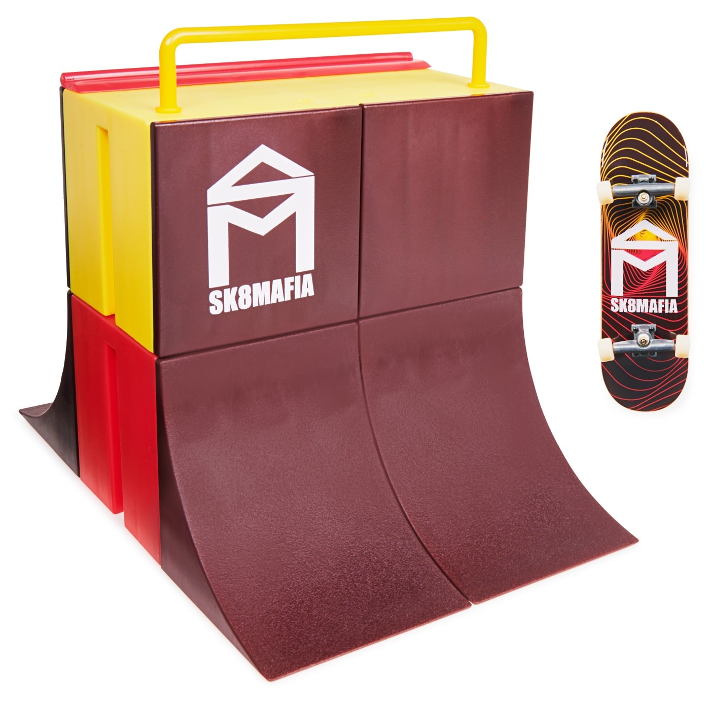Set Tech Deck Xconnect Fingerboard - Sk8Mafia Vert Wall - eMAG.ro