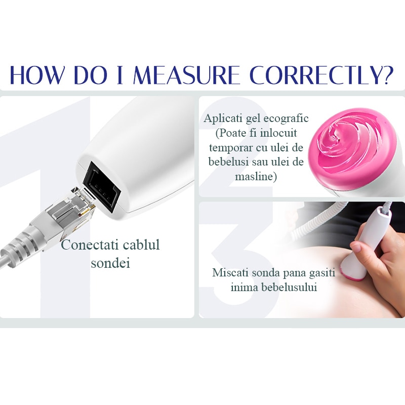 Monitor Fetal Doppler, Pentru Gravide, Monitorizare Functii Vitale Fat ...