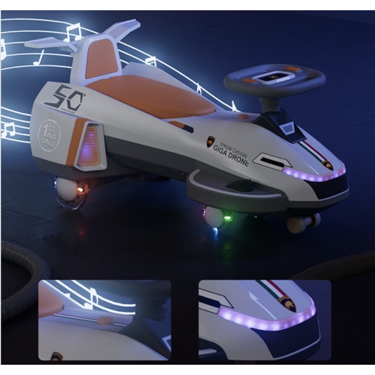 Masinuta electrica Twister Naveta spatiala 606, cu aburi si acumulator ...