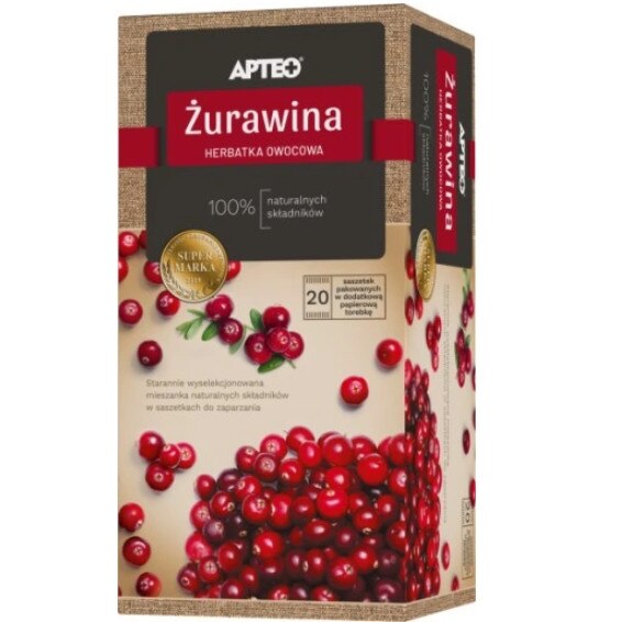 Ceai merisoare, Apteo, 20 plicuri - eMAG.ro