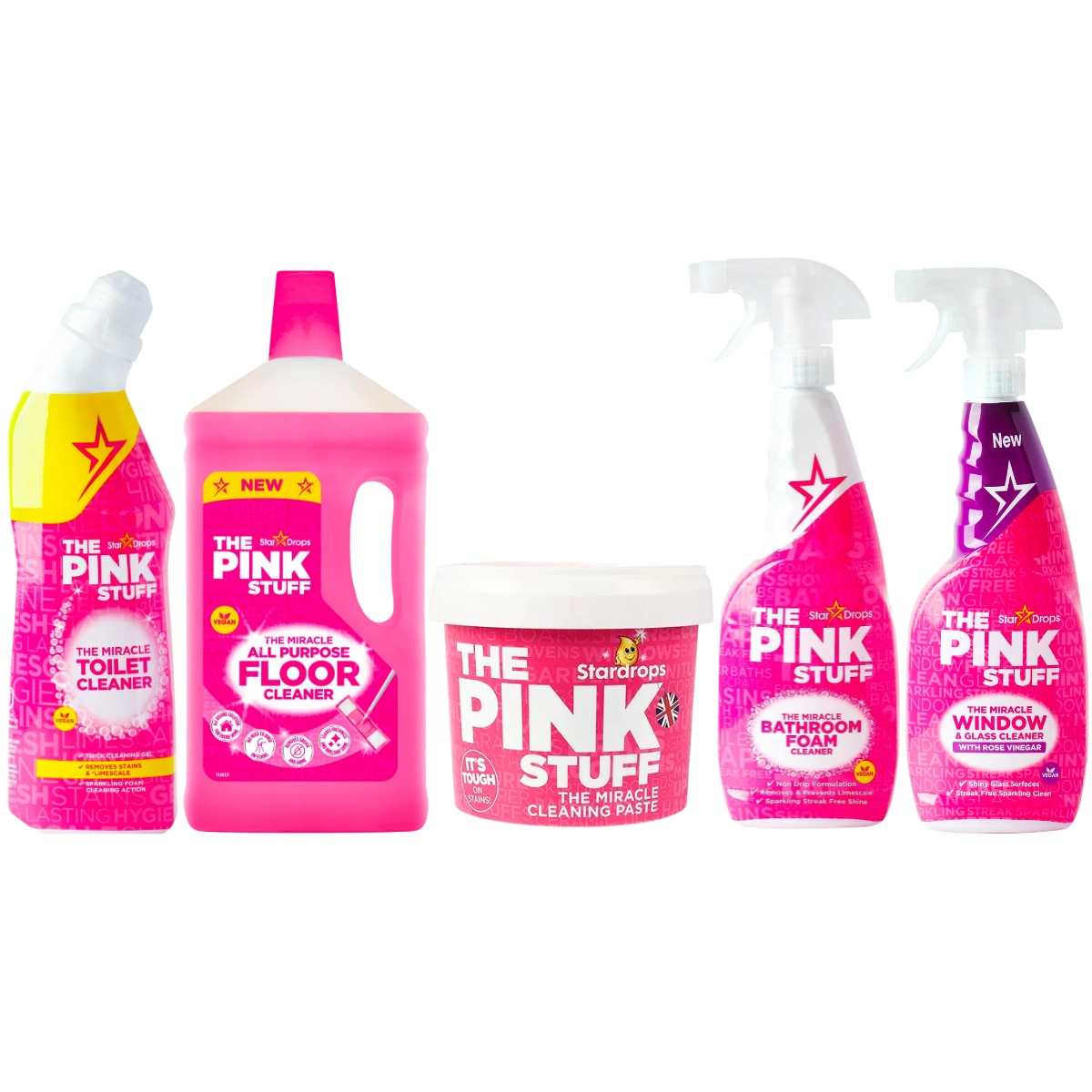Set 5 produse de curatenie, The Pink Stuff - eMAG.ro
