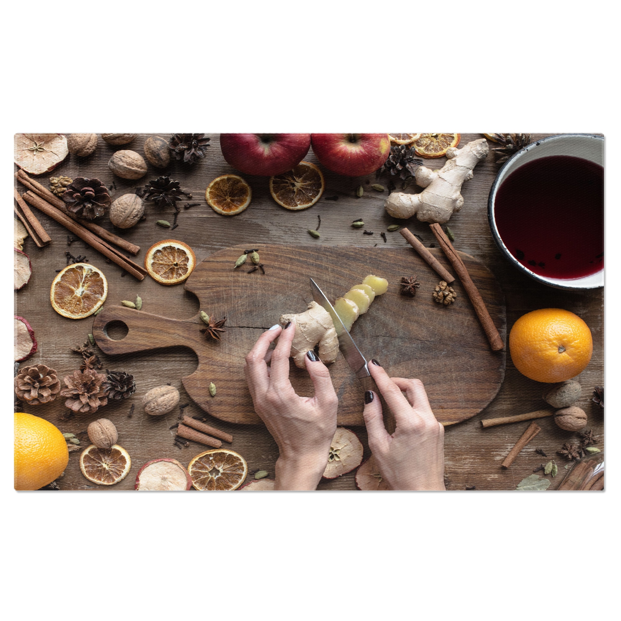 Vászonfestés - Alma tea készítése fahéjjal: hangulatos pillanatok a ...