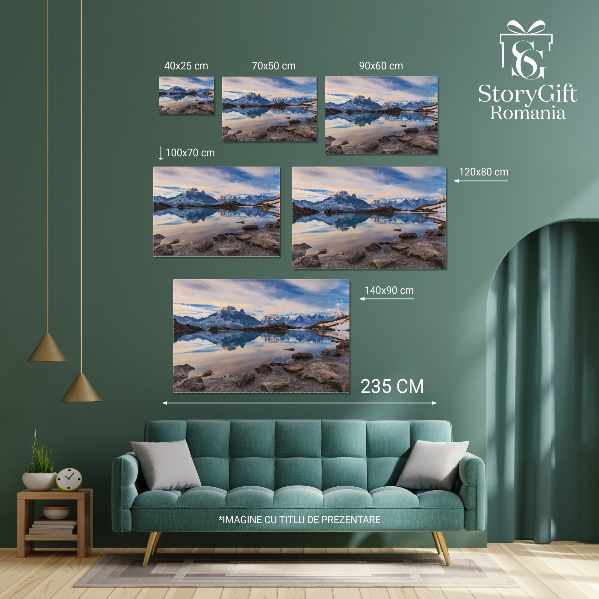 Vászonfestmény: Mont Blanc, a francia Alpok legmagasabb helye 40x25cm - eMAG.hu