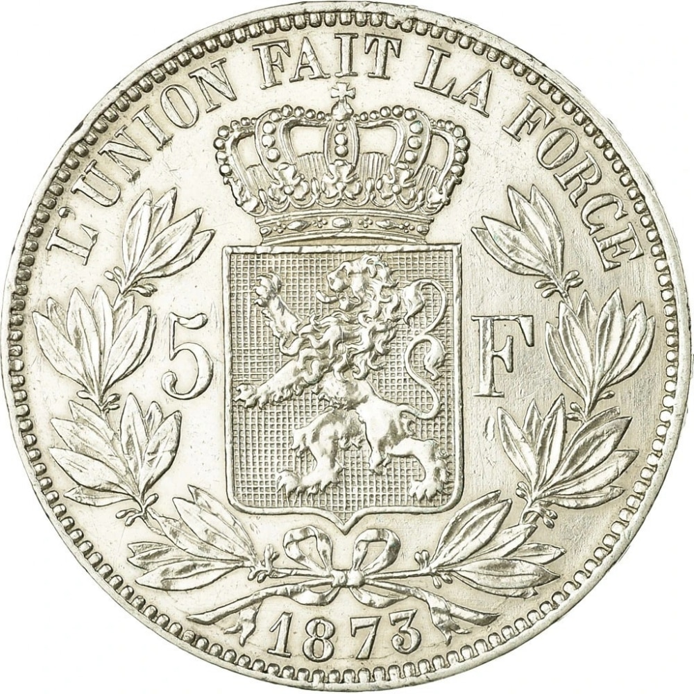 Moneda istorica din Argint - 5 franci Leopold - eMAG.ro