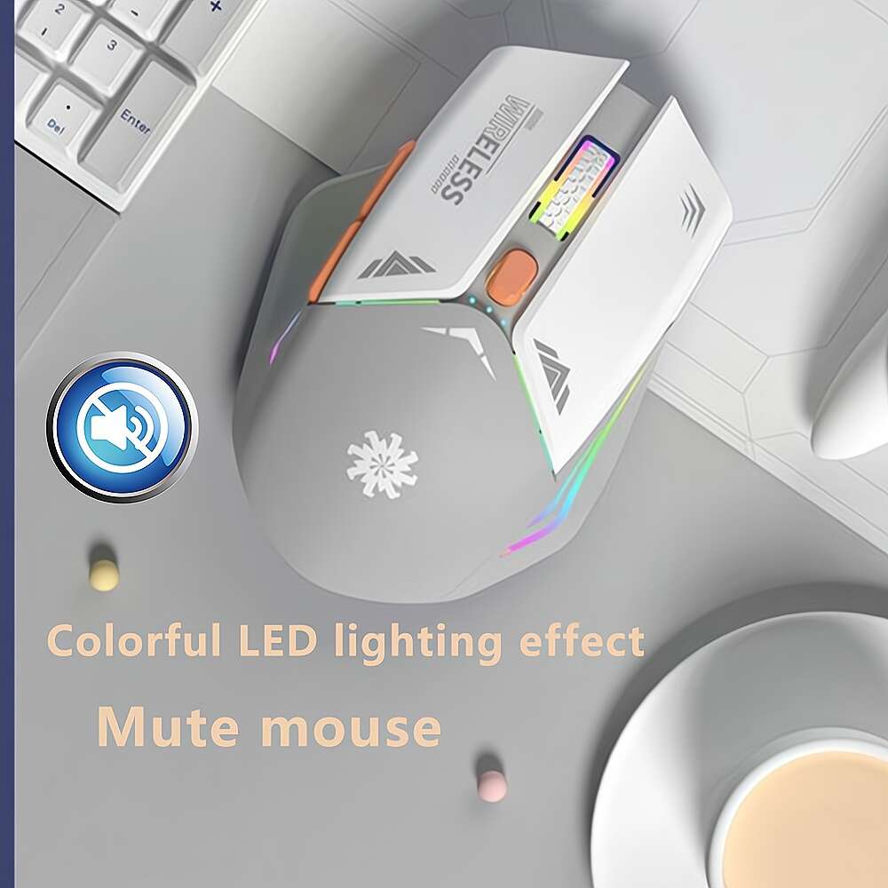 Mouse gaming wireless, Receptor USB, 6 Butoane, Reglabil 3200DPI ...