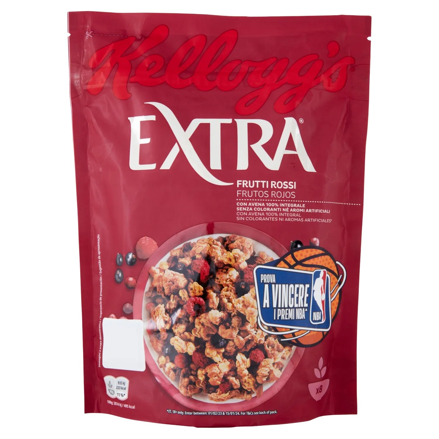 Cereale Kellogg's Extra Fructe Rosii, 375 g - eMAG.ro