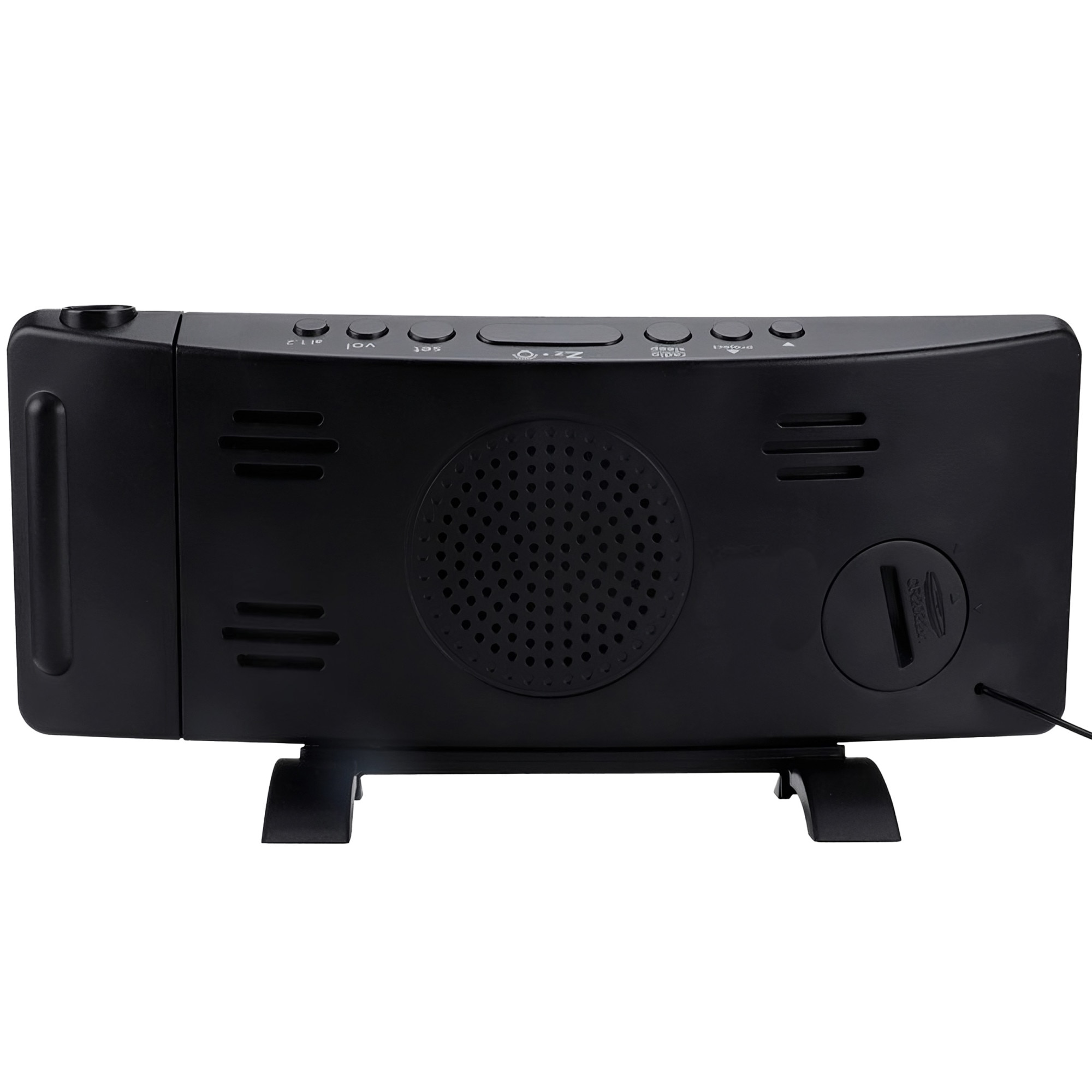 Ceas Decorativ cu Laser Proiector, Radio FM si LED Display, 3W, Functie ...