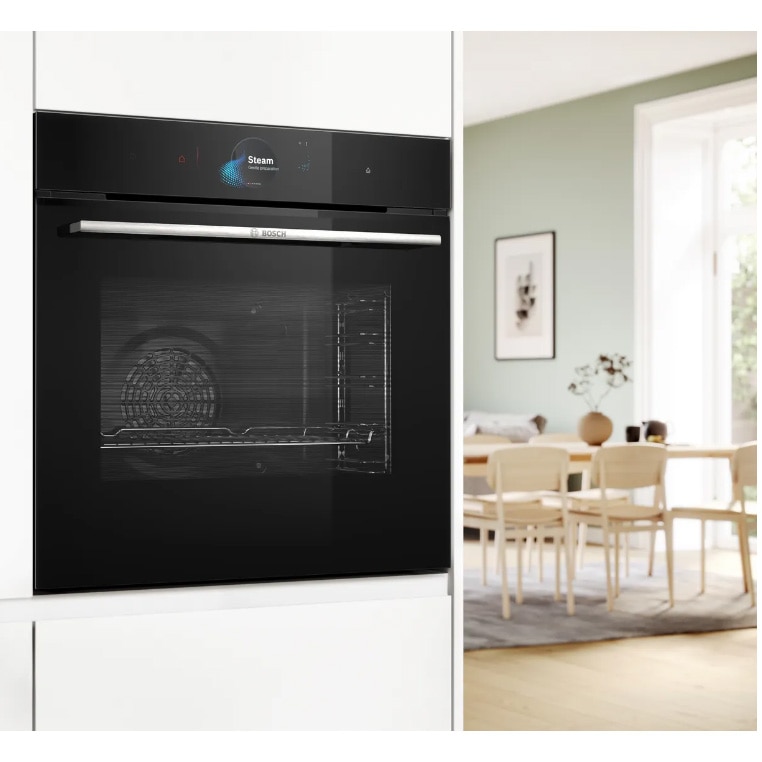 Cuptor incorporabil Bosch Seria 8 HRG7784B1, Electric, 71 l ...
