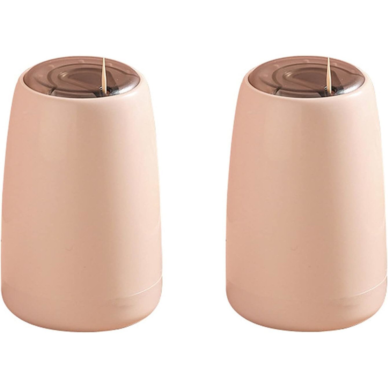 Set 2 x Dozator pentru scobitori, Sunmostar, plastic, roz - eMAG.ro