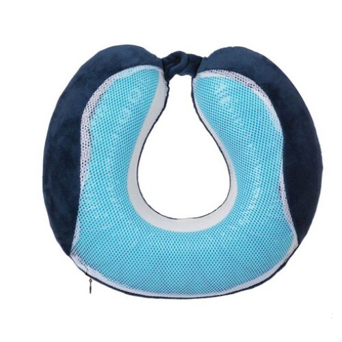 Perna de Voiaj Anatomica cu Memory Foam & Cooling Gel, dimensiune 27cm ...
