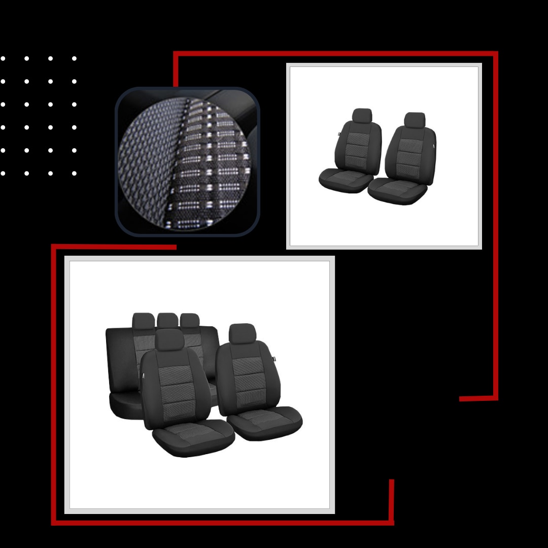 Set huse scaune auto SMARTIC®, Premium Lux, 11 piese, compatibile cu ...