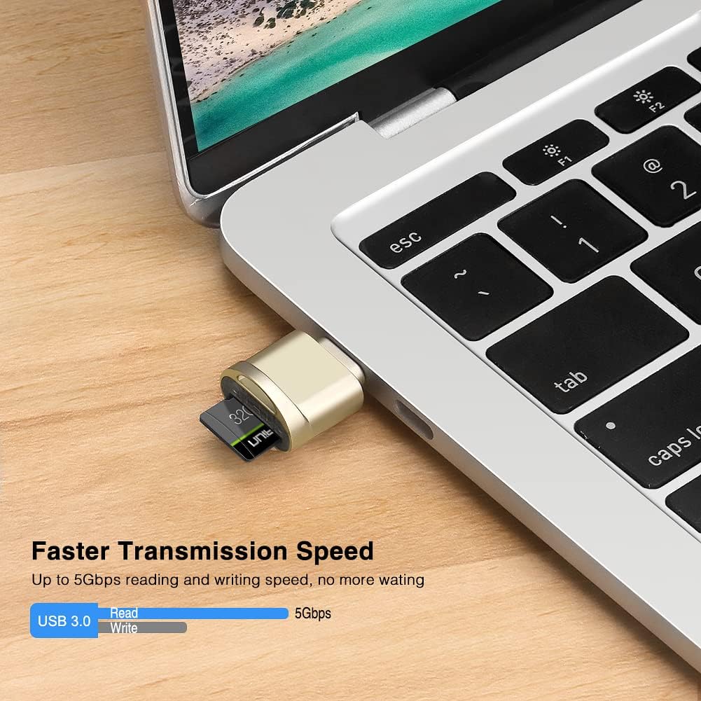 Cititor de carduri de tip C cu breloc, USB C la LTM-TF TF mini, cititor ...
